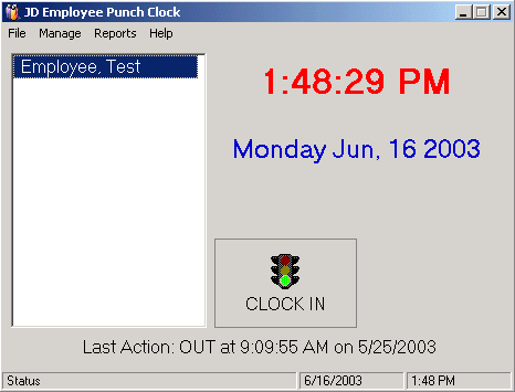 free personal punch time clock softwares - Free download - FreeWares