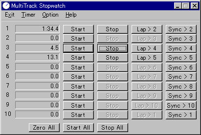 excel stopwatch multiple lap softwares - Free download - FreeWares