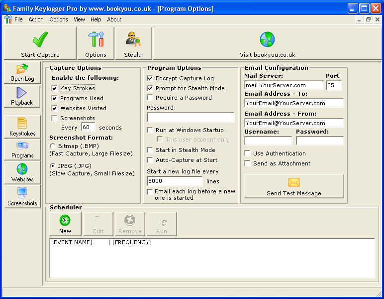 Family Keylogger Pro Utilities Security - Free Software Download ...