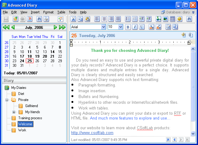 3d amanda diary softwares - Free download - FreeWares