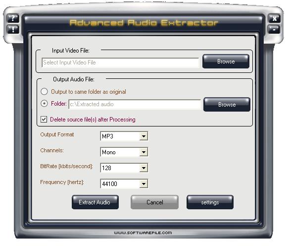 AoA Audio Extractor FREE MP3 & Audio Audio - Free Software Download ...