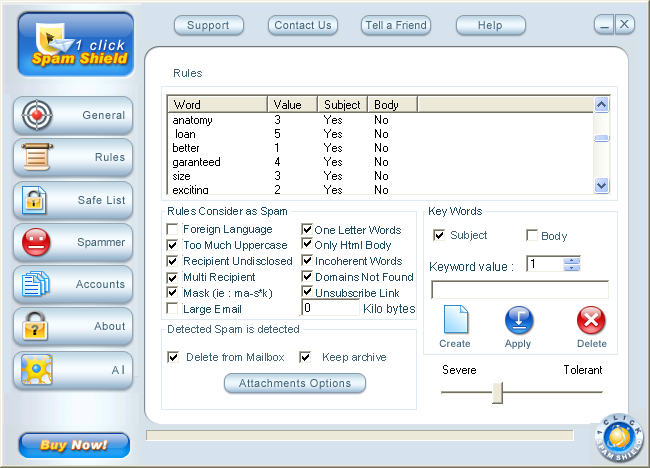 1 Click Spam Shield 1.4Online Privacy by Secure PC Solutions, Inc ...