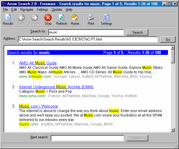 Software Search Bar 1.01 Internet Search Tools - Free Software Download