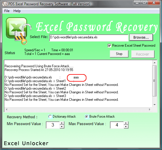 excel password unlocker softwares - Free download - FreeWares