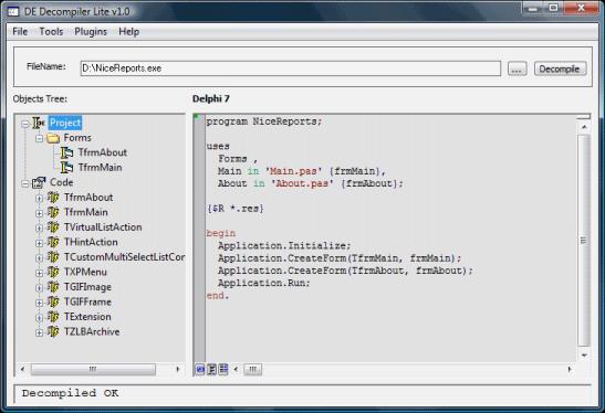 Delphi And Cbuilder Decompiler Software Developer Delphi Free 7631