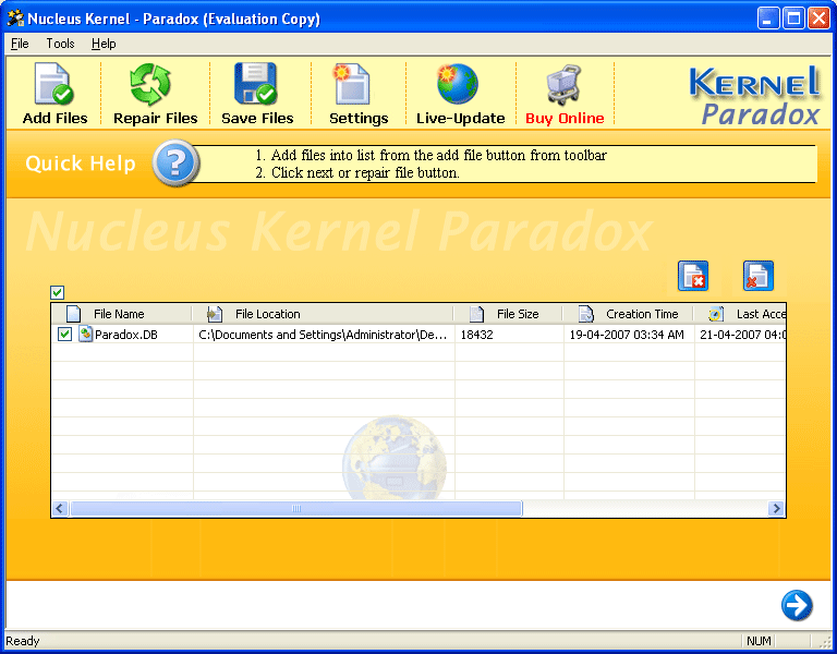 paradox export table softwares - Free download - FreeWares