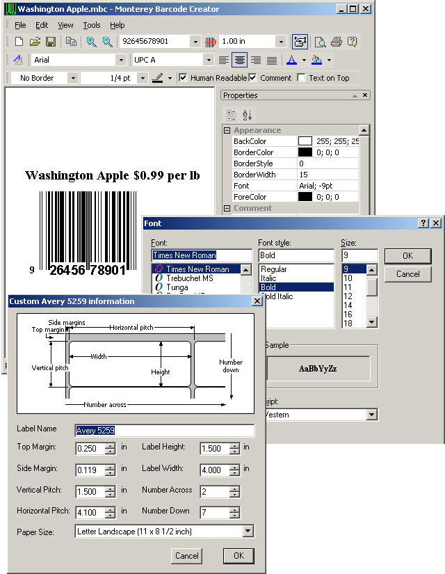 barcode labeling creator softwares - Free download - FreeWares
