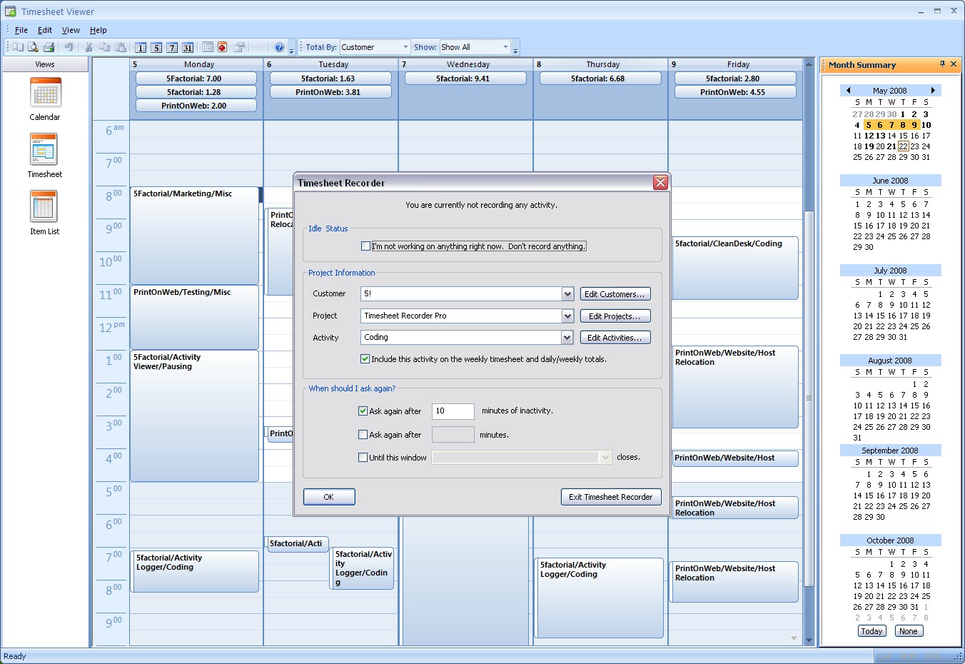 excel timesheet softwares - Free download - FreeWares