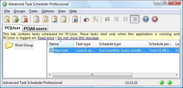 advanced task scheduler softwares - Free download - FreeWares