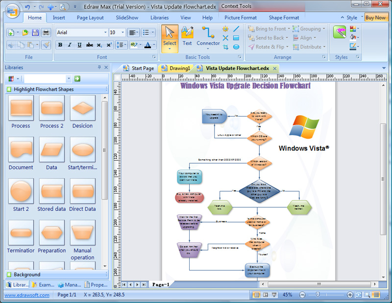 Edraw Flowchart Software Multimedia & Graphics Image Editors - Free ...