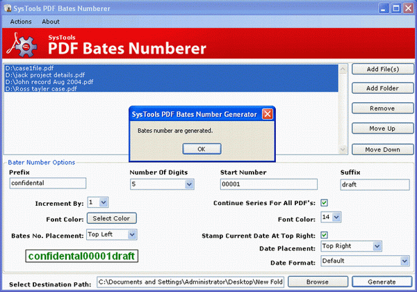 bates numbering software softwares - Free download - FreeWares