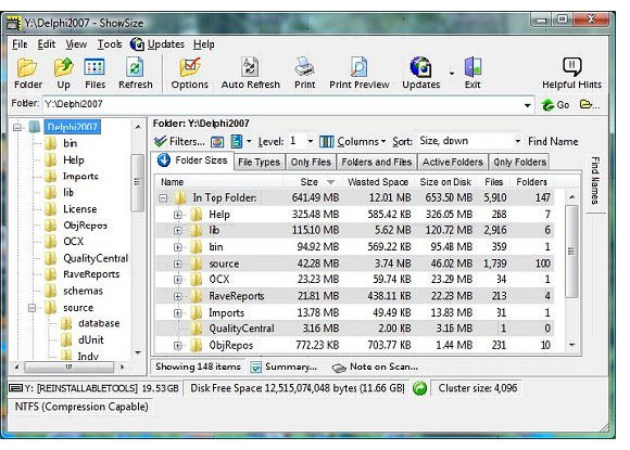 Where Is My Space? Disk Space Analyzer Utilities File Management - Free ...