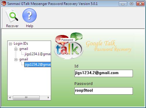 Google Talk Password Finder Utilities Password Tools - Free Software ...