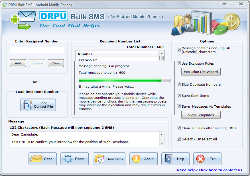 sms text message softwares - Free download - FreeWares