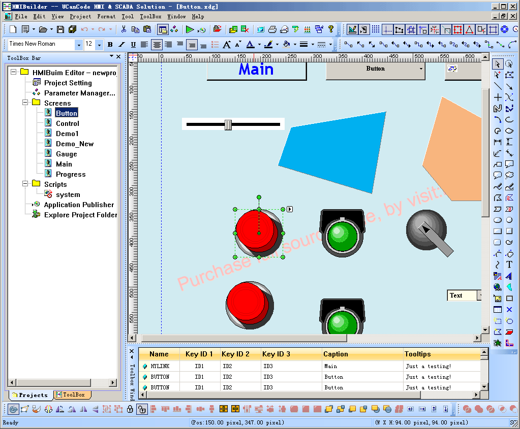 HMI-SCADA Graphics Visualization Software Developer Components and ...