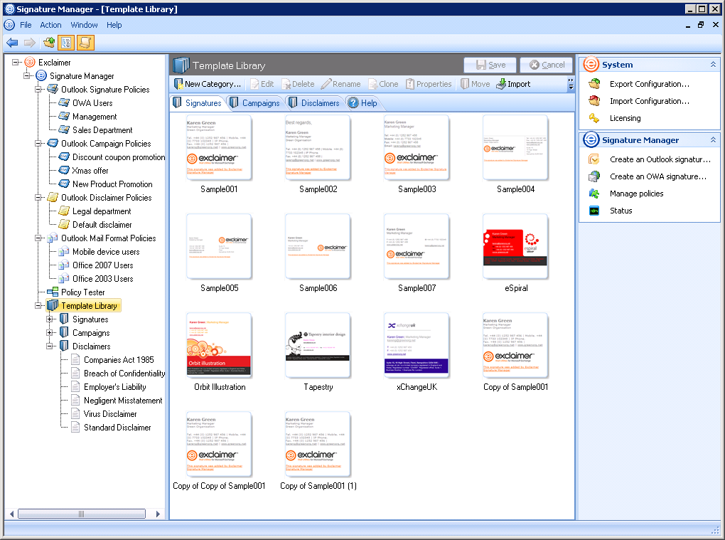auto signature outlook softwares - Free download - FreeWares