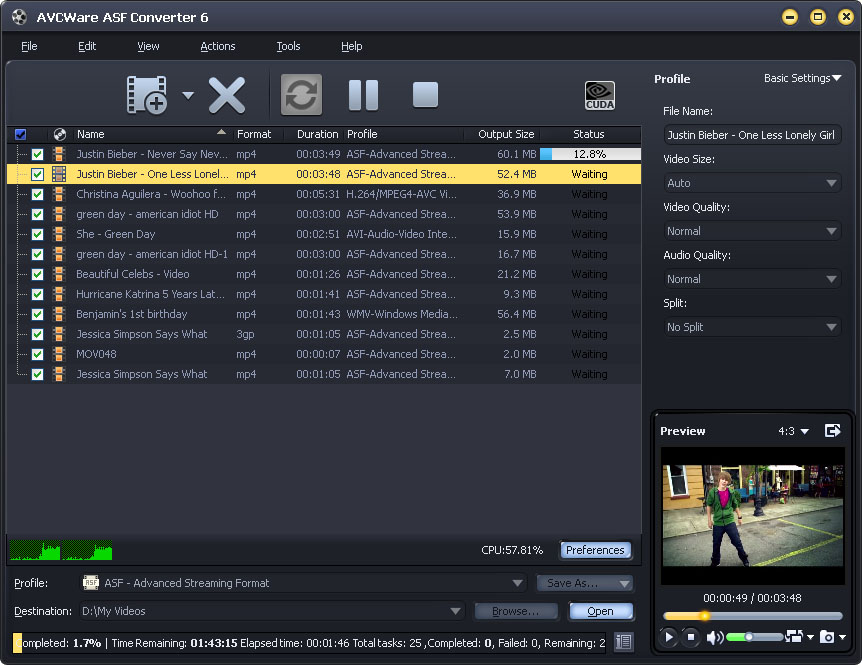 AVCWare ASF Converter Multimedia & Graphics Video Tools - Free Software ...