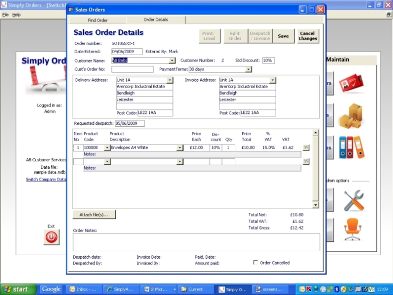 invoice work orders softwares - Free download - FreeWares